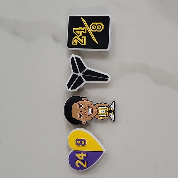 L.A.Charms | Accessories | 4pcs Kobe Bryant Croc Shoe Charms | Poshmark